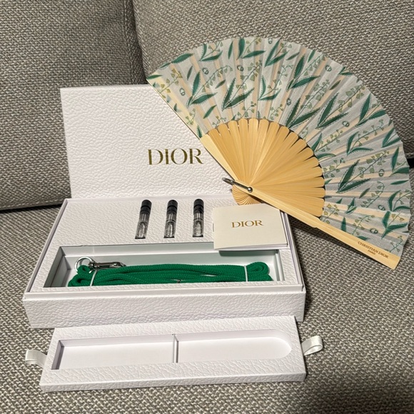 Dior | Accessories | Dior Beauty Lucky Perfume And Fan Set New | Poshmark